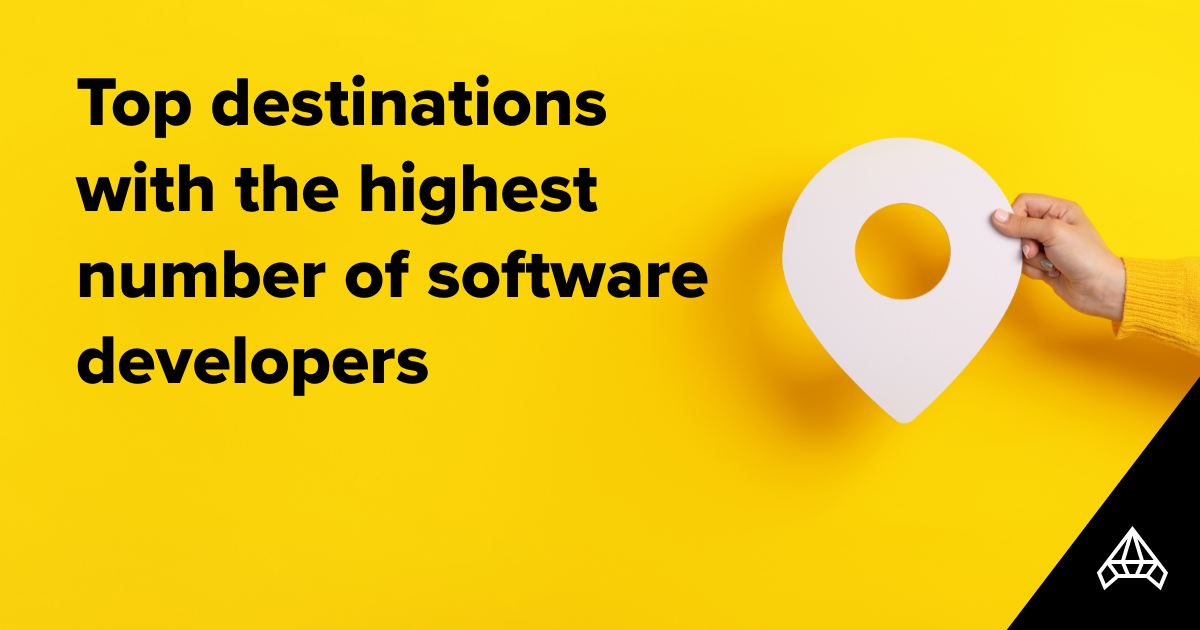 Top Destinations with the Highest Number of Software Developers